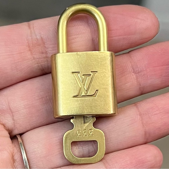 Accessories | Vintage Louis Vuitton 333 Lock And Key | Poshmark